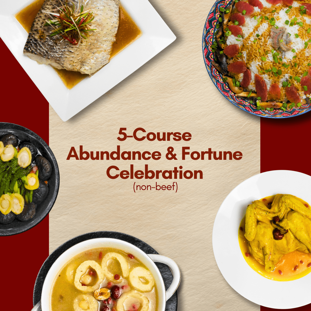 5-Course Abundance & Fortune Celebration (non-beef) – Incredible Catering